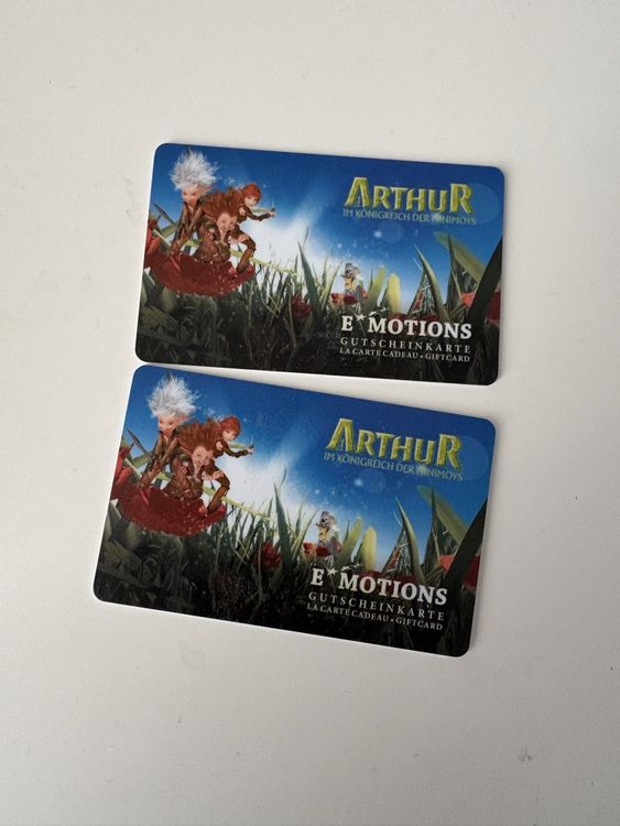 Europa Park ep Arthur Minimoys Gutschein sammler je 42.50.- (Neu und ...