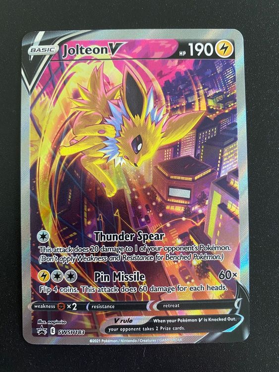 Jolteon V ‚alt art promo‘ ab 1.- (Eng) | Kaufen auf Ricardo