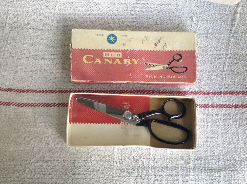 Red Canary Schere Stoffschere Zackenschere Pinking Shears | Kaufen auf ...