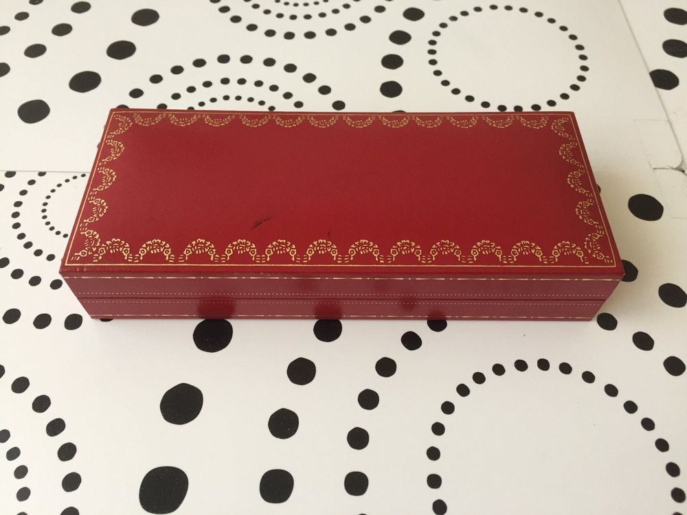 CARTIER BOX ECRIN SCHACHTEL CASE PEN !!! | Kaufen auf Ricardo