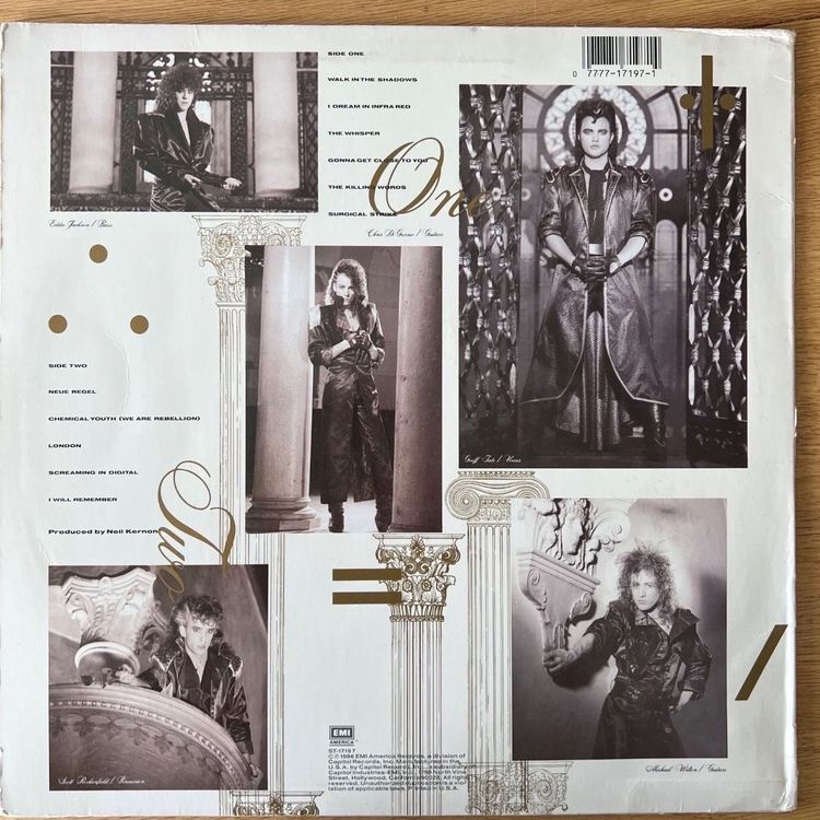 Queensryche - Rage For Order / 1. US-Press. 1986 (Gebraucht) in Gais ...