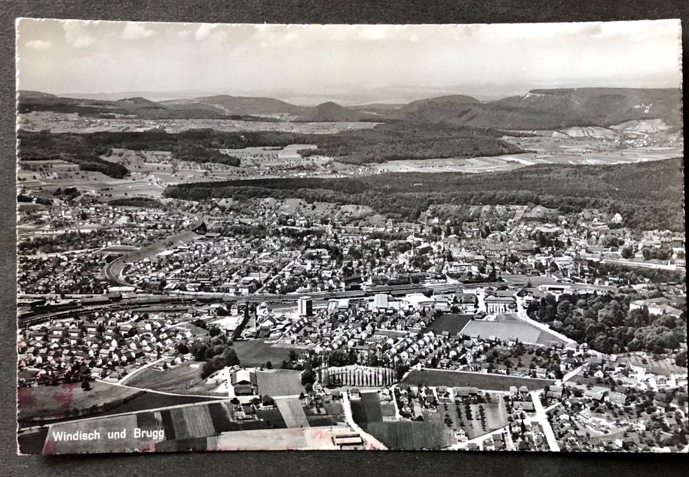 Windisch und Brugg AG Flugaufnahme | Kaufen auf Ricardo