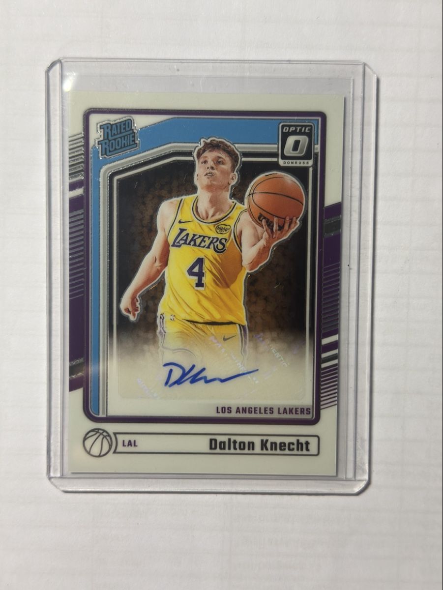 2024-25 Donruss Optic Dalton Knecht Rated Rookie Signatures (Neu ...