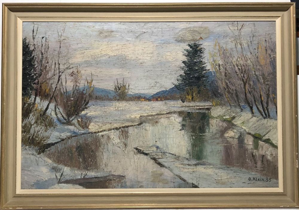Otto Klein (1906-1994) grosses Gemälde | Acheter sur Ricardo