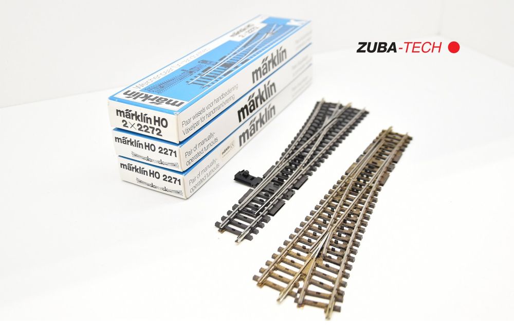 Märklin 3x 2271 Weichenpaar H0 WS mit OVP (Gebraucht) in St. Gallen für CHF 74 – mit Lieferung ...