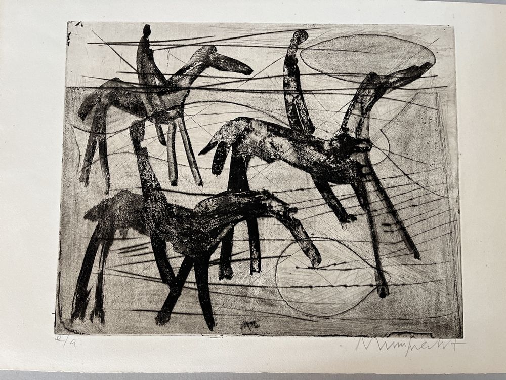 aus Grafiksammlung Radierung von Rudolf Mumprecht / EA (Gebraucht) in ...