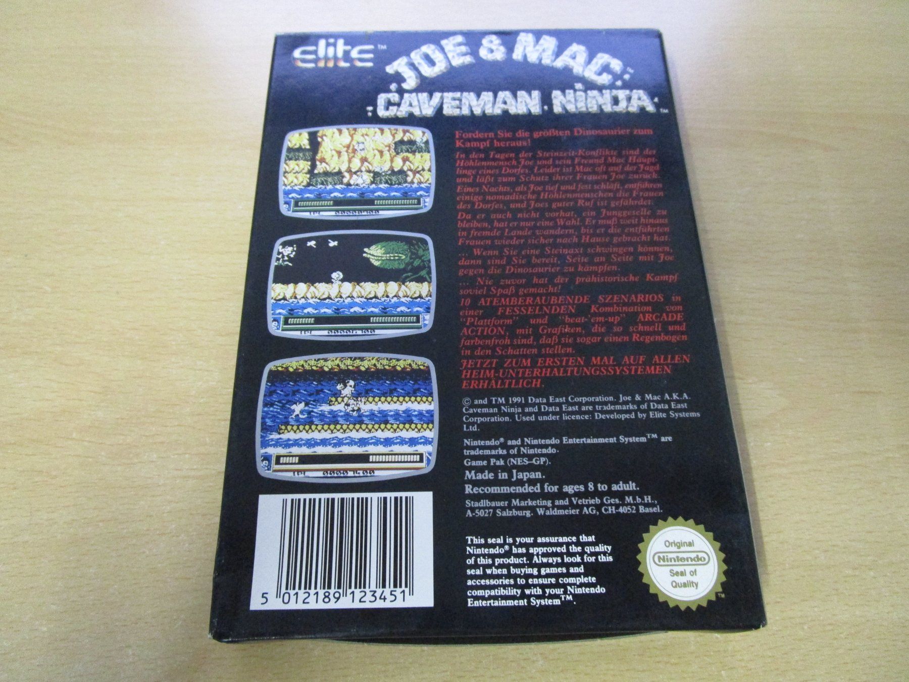 Joe&Mac:Caveman Ninja-Nintendo Entertainment System-BRANDNEU (Neu und ...