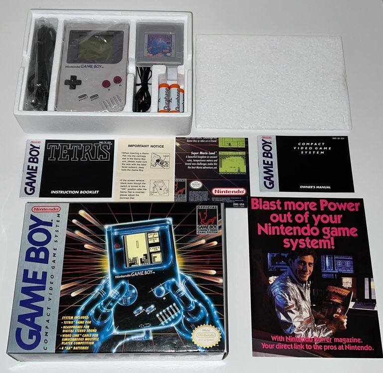 Nintendo Game Boy Classic (GB) Konsole Tetris Pak (OVP) (Gebraucht) in ...