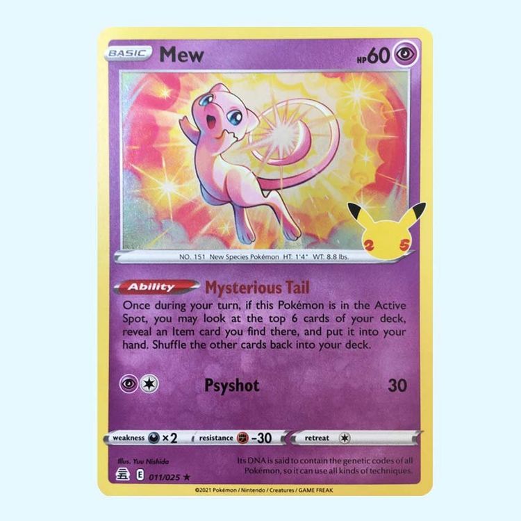 Mew // 011 // Celebrations // Pokémon - EN (Neu (gemäss Beschreibung ...