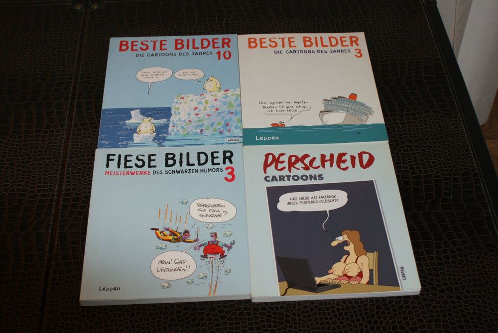 4 Cartoons Bücher beste Bilder Jahresrückblick Humor Lappan (Gebraucht ...