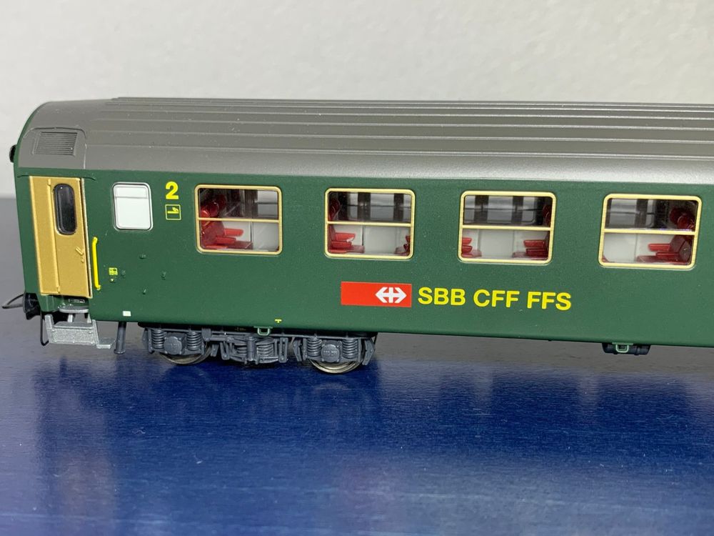 SBB CFF FFS wagon RIC Bm compartiments - couchettes LSMODELS (Neu ...