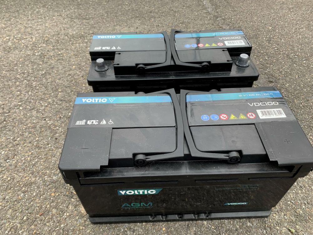 Batterien VOLTIC VDC100 Deep Cycle AGM 100Ah (Gebraucht) in Döttingen ...
