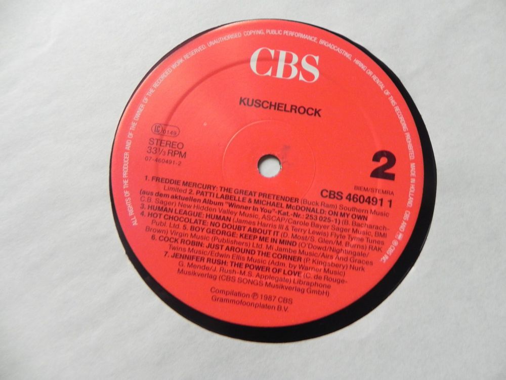 3 LP Bravo Kuschel Rock 1987 mit 44 Love Songs Europe ua. | Kaufen auf Ricardo