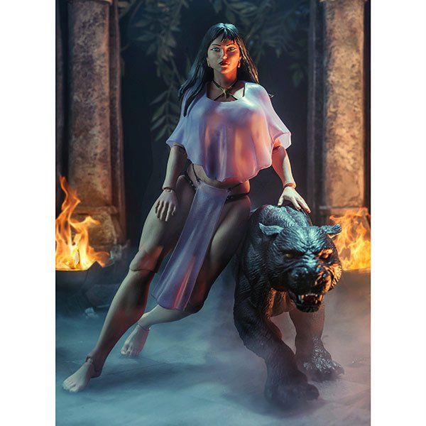 Fire and Ice: Teegra & Panther – Actionfiguren 1/12 – 15 cm (Neu und ... Fire and Ice: Teegra & Panther – Actionfiguren 1/12 – 15 cm (Neu und ...