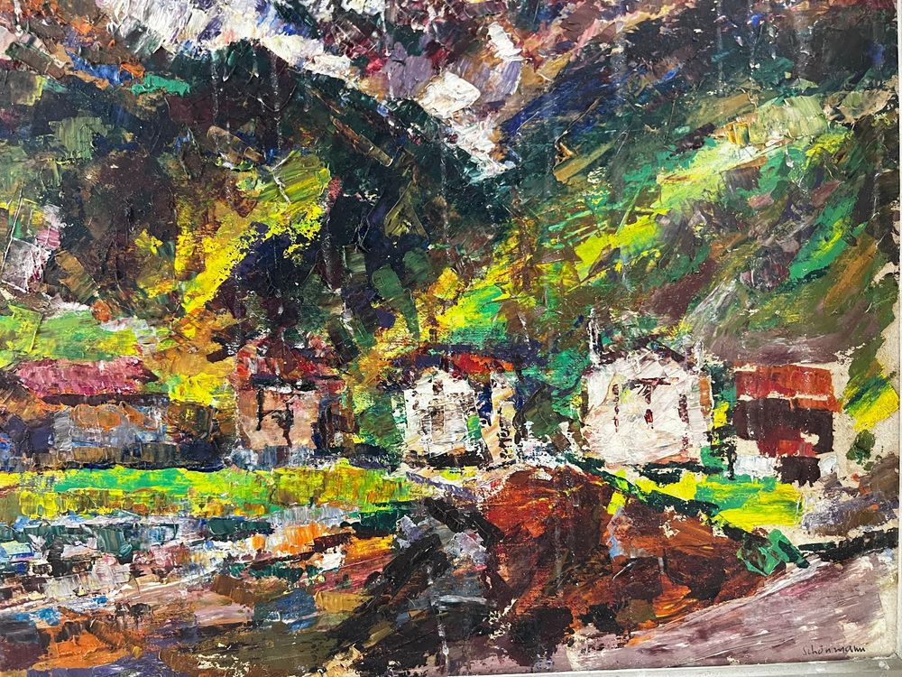 Erwin Schönmann (1906-1999) Grosser Gemälde Handsigniert. (Gebraucht) in Neuhausen am Rheinfall ...