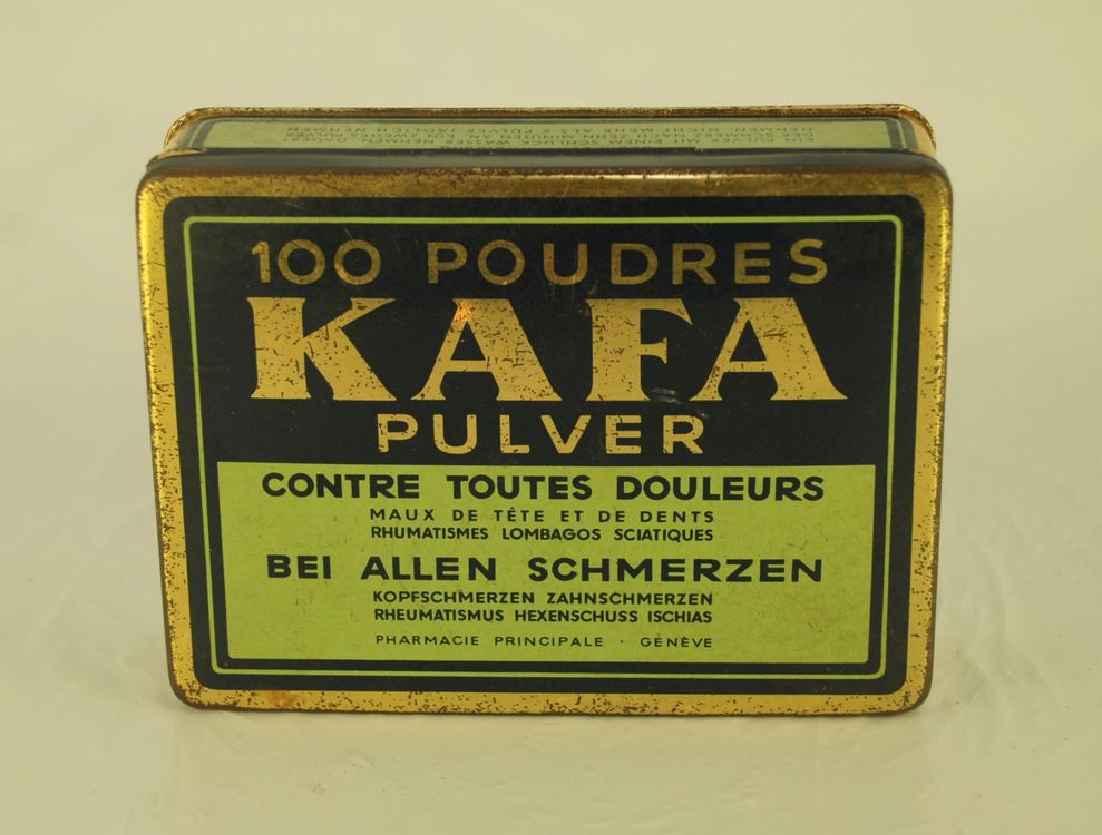 Alte grosse Blechdose KAFA Pulver Geneve | Kaufen auf Ricardo