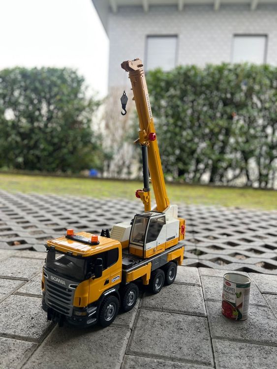Liebherr Crane Truck Scania Model Toy Car (Gebraucht) in Oberwil b. Zug ...