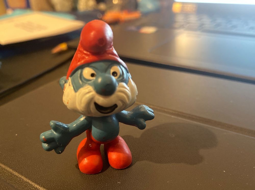 Papa Schlumpf Figur / Smurf/ PEYO (Gebraucht) in Neuheim für CHF 4.5 ...