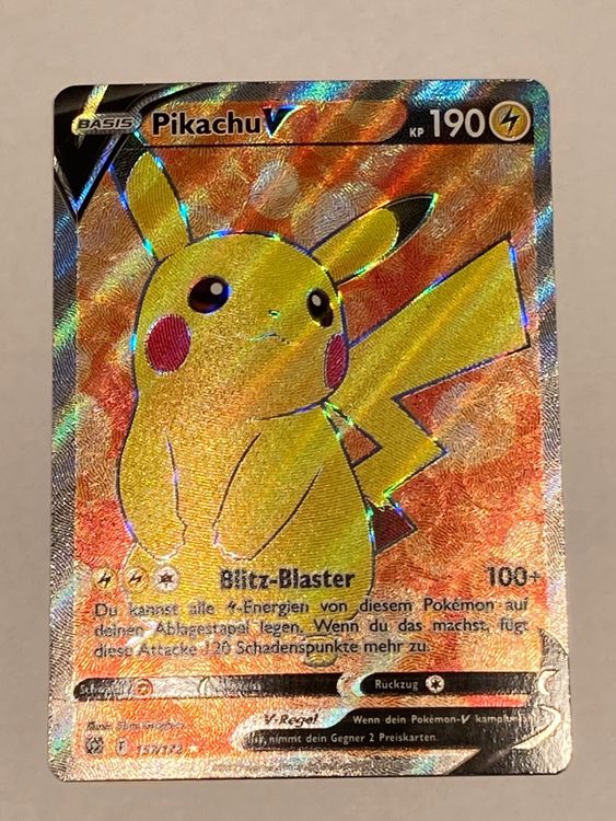Pikachu V Full Art 157/172 (Neu (gemäss Beschreibung)) in Gunzwil für ...