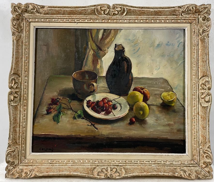 Grosses Stillleben Gemälde mit Zitronen unleserlich Signiert (Gebraucht) in Root für CHF 79 ...