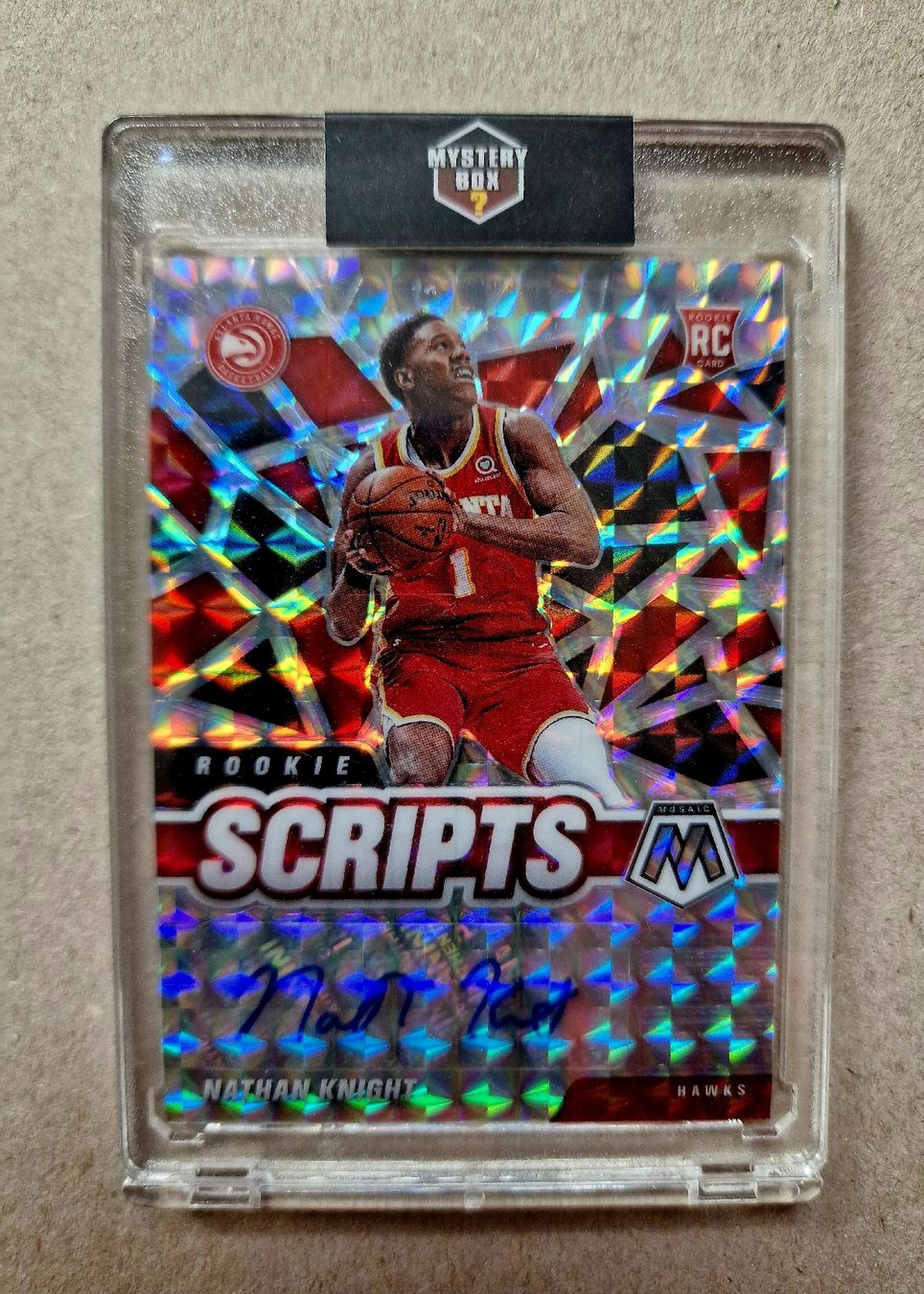 Carte de basketball Nathan Knight Rookie Scripts signée🔥 (Neuf avec ...