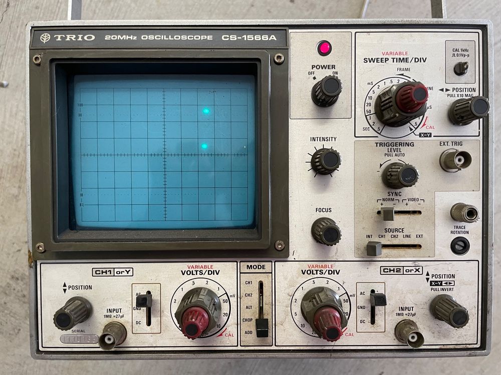 Trio Kenwood Corp / 20MHz Oscilloscope CS-1566A (Gebraucht) in ...