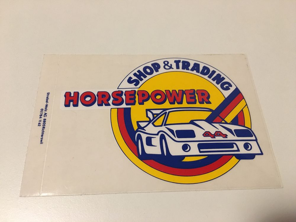 Sticker - Aufkleber - HORSEPOWER - SHOP & TRADING (Gebraucht) in Andwil ...