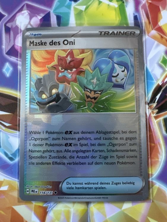 Prismatische Entwicklungen Pokeball Maske des Oni (Neu (gemäss ...