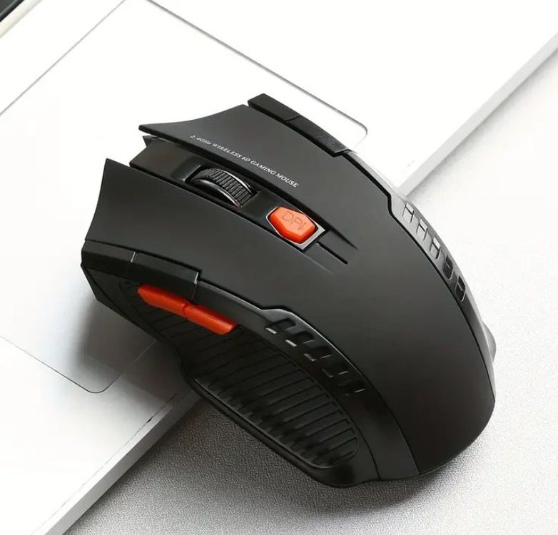 Maus 2.4GHz Drahtlose für Computerspiele mit USB-Empfänger (Neu (gemäss ...