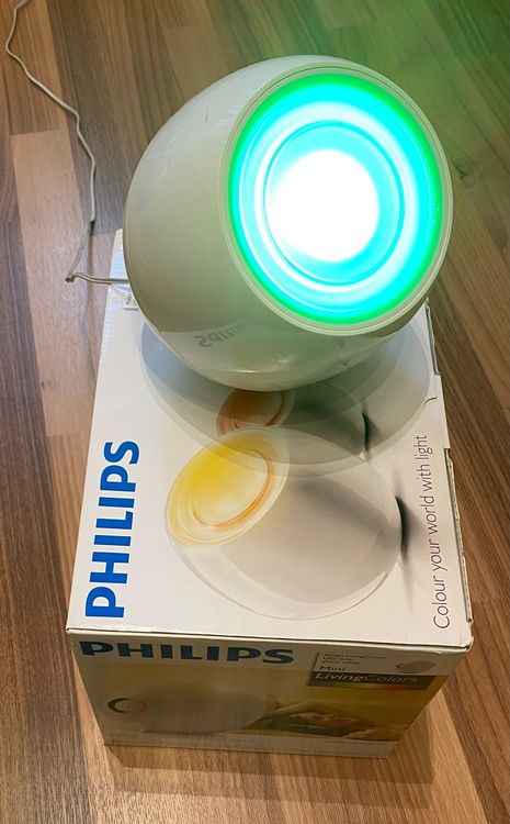 Philips Living Colors farbige LED Lampe Mini weiss (Gebraucht) in ...