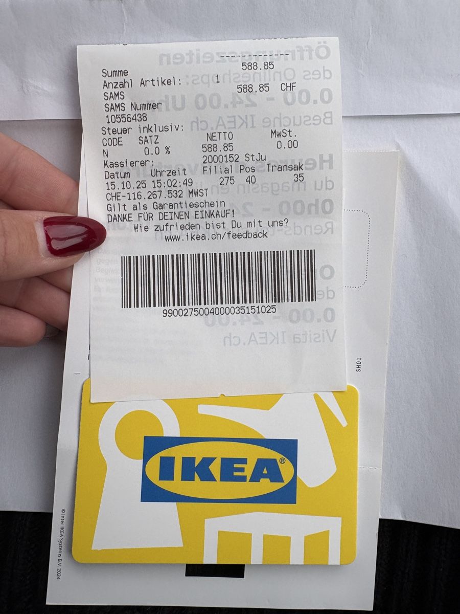 Wieviel Ist Auf Meinem Ikea Gutschein