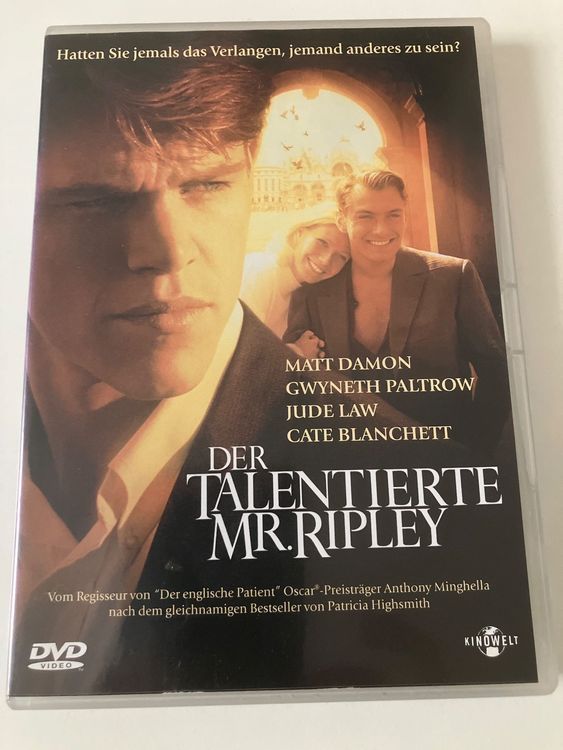 Der talentierte Mr. Ripley (DVD) Matt Damon,Gwyneth Paltrow | Kaufen auf Ricardo