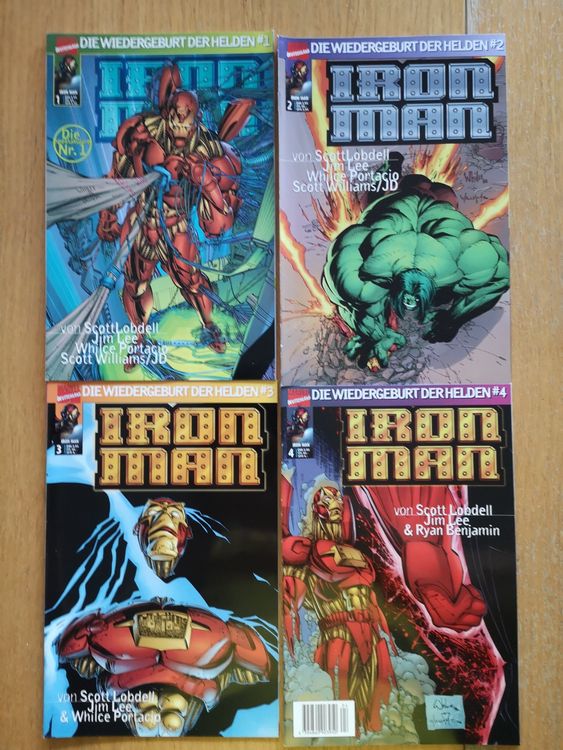 DIE WIEDERGEBURT DER HELDEN : IRON MAN BAND 1-13 KOMPLETT | Kaufen auf ...