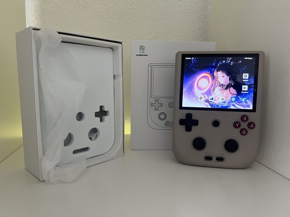 Anbernic RG 405V - neu mit 128 gb Internal Retro Konsole (Neu (gemäss ...