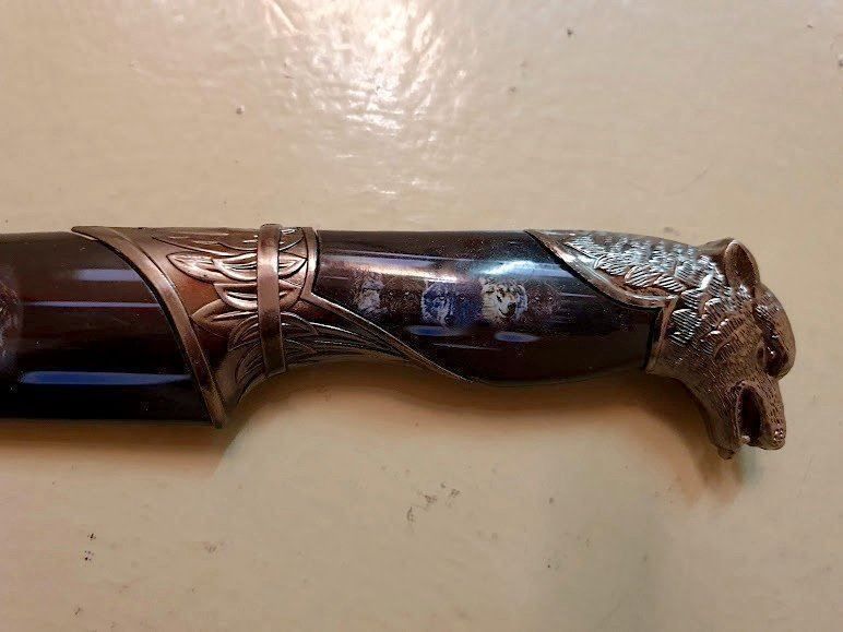 Wolf-Messer-Schwert-Dolch-Indianer | Kaufen auf Ricardo