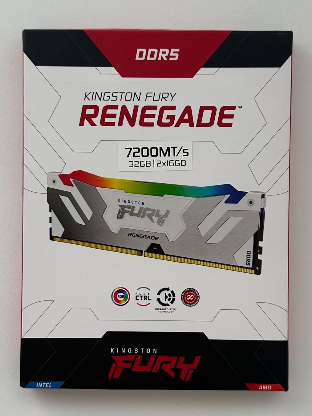 Kingston Fury Renegade DDR5 32GB (2x16GB) 7200MT/s (Gebraucht) in ...