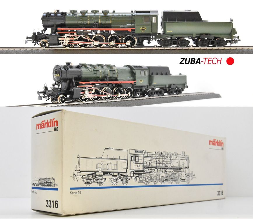 Märklin 3316 Dampflok Serie 25 SNCB H0 WS Analog mit OVP (Neu (gemäss ...