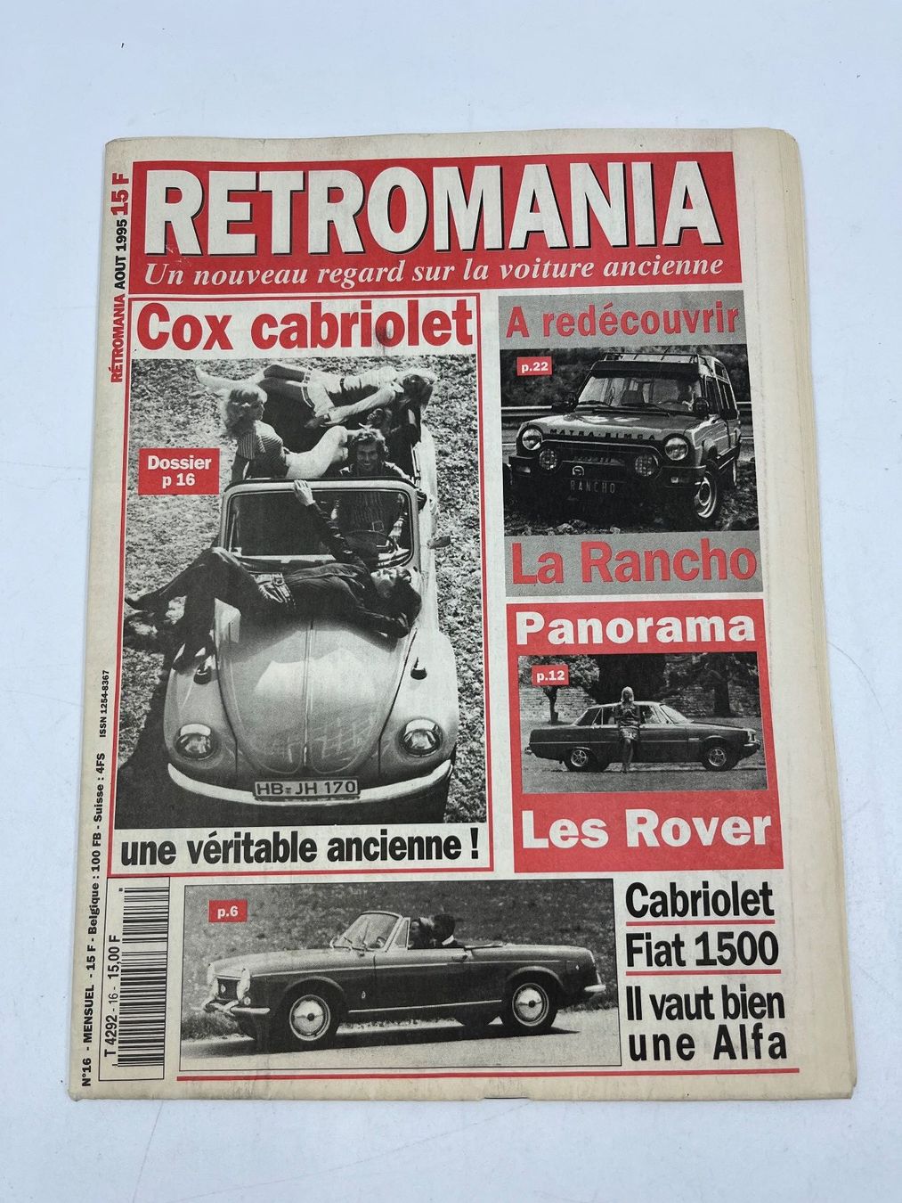 Magazine Retromania n16. Août 1995. (Neuf (Voir description)) à Genève ...
