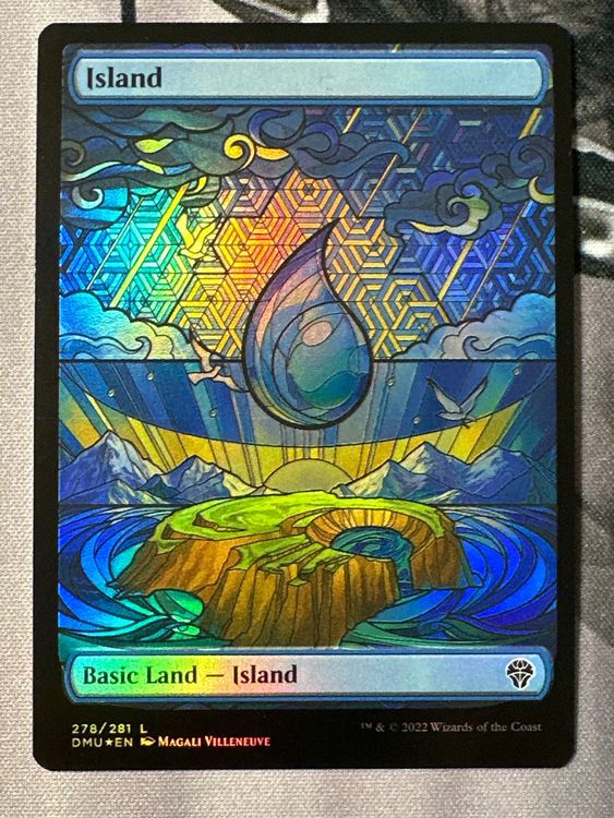 Mtg Full Art basic Land FOIL 278/281 Dominaria Boosterfrisch | Kaufen ...