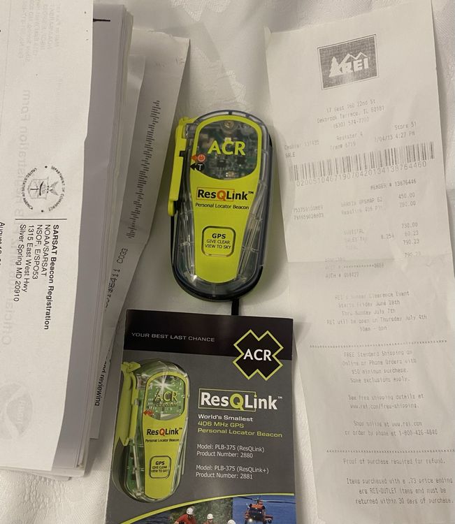 Resqline, 406MHZ GPS, PLB-375 (ResQLink). (Art;1241) | Acheter sur Ricardo