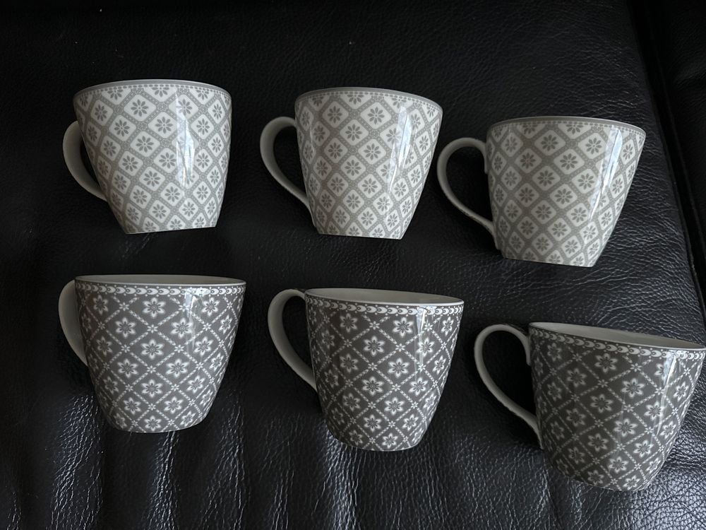 GreenGate 6er-Set Porzellantassen mit Henkeln NP CHF 120 | Kaufen auf ...