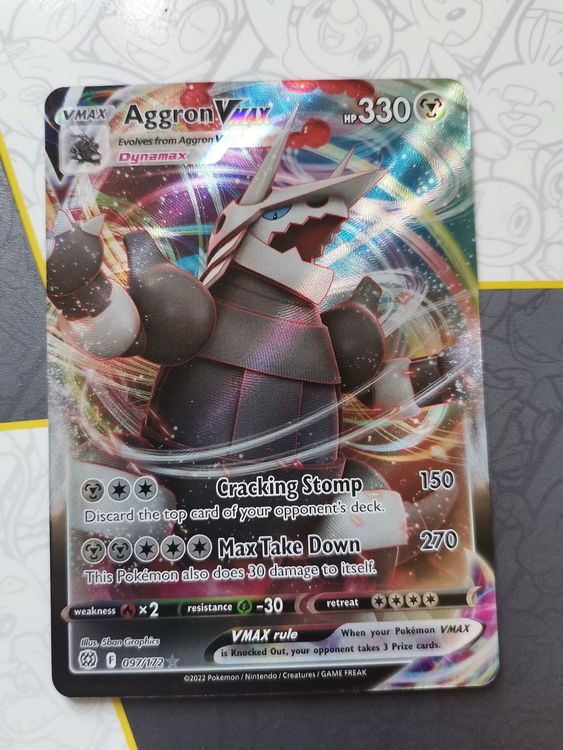 Aggron Vmax 97/172 Pokemon Brilliant Stars | Kaufen auf Ricardo