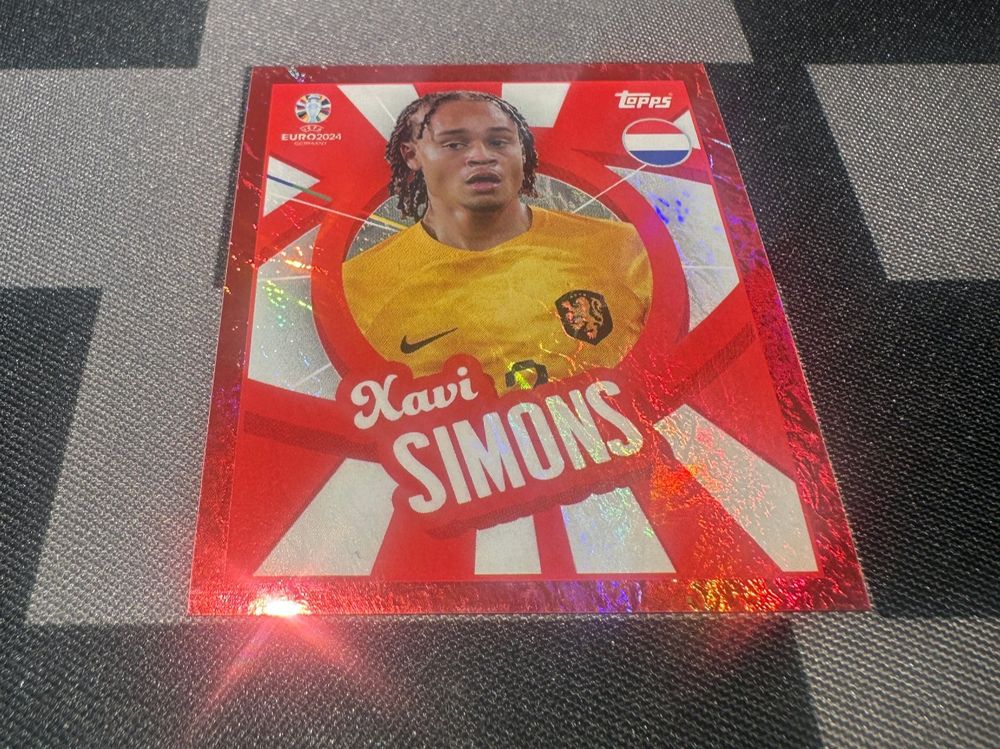 Topps Uefa Euro EM 2024 PTW NED Xavi Simons (Neu (gemäss Beschreibung ...