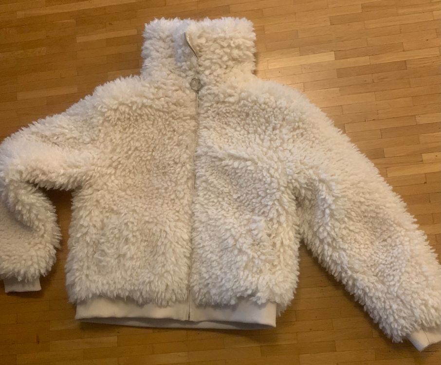 Teddy Jacke wollweiss Gr: S | Kaufen auf Ricardo