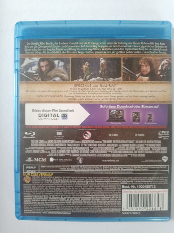 Der Hobbit Trilogie Blu-ray - Das komplette Film-Abenteuer (Gebraucht ...