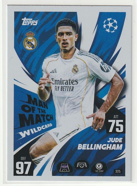 Topps Match Attax 25/26 Jude Bellingham Man of the Match (Neu (gemäss ...