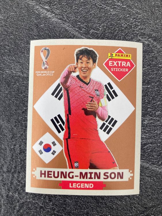 Panini extra stickers Heung-Min Son bronze (Gebraucht) in Daillon für ...