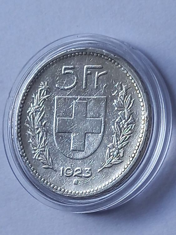 5 FRANKEN 1923 SILBER (1) (Gebraucht) in Bern für CHF 50 – mit Lieferung auf Ricardo kaufen