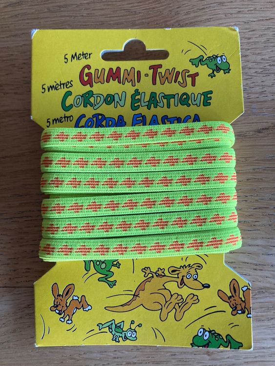 Gummitwist Gummiband neon gelb (Neu und originalverpackt) in Effingen ...