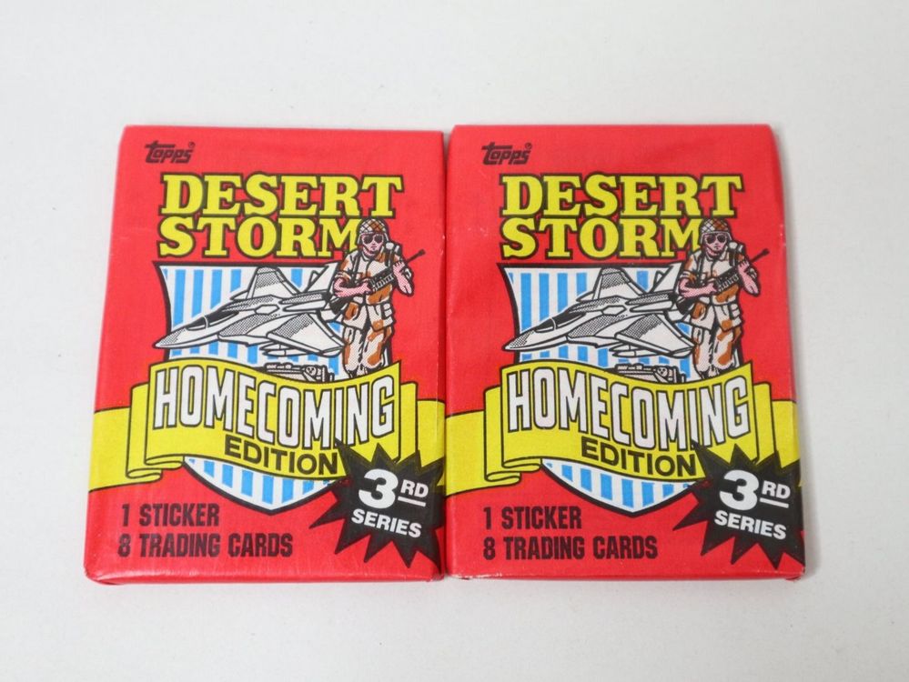 1991 Trading Cards Desert Storm Homecoming War US Army (Neu und ...